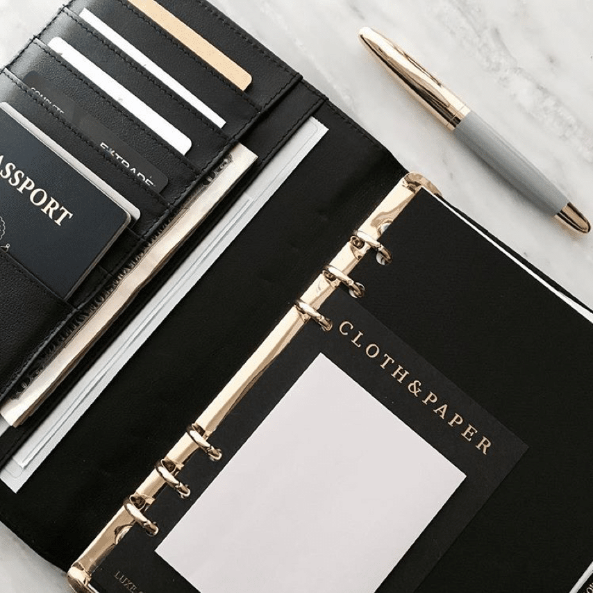 Using Your Planner as an Accessory – CLOTH & PAPER