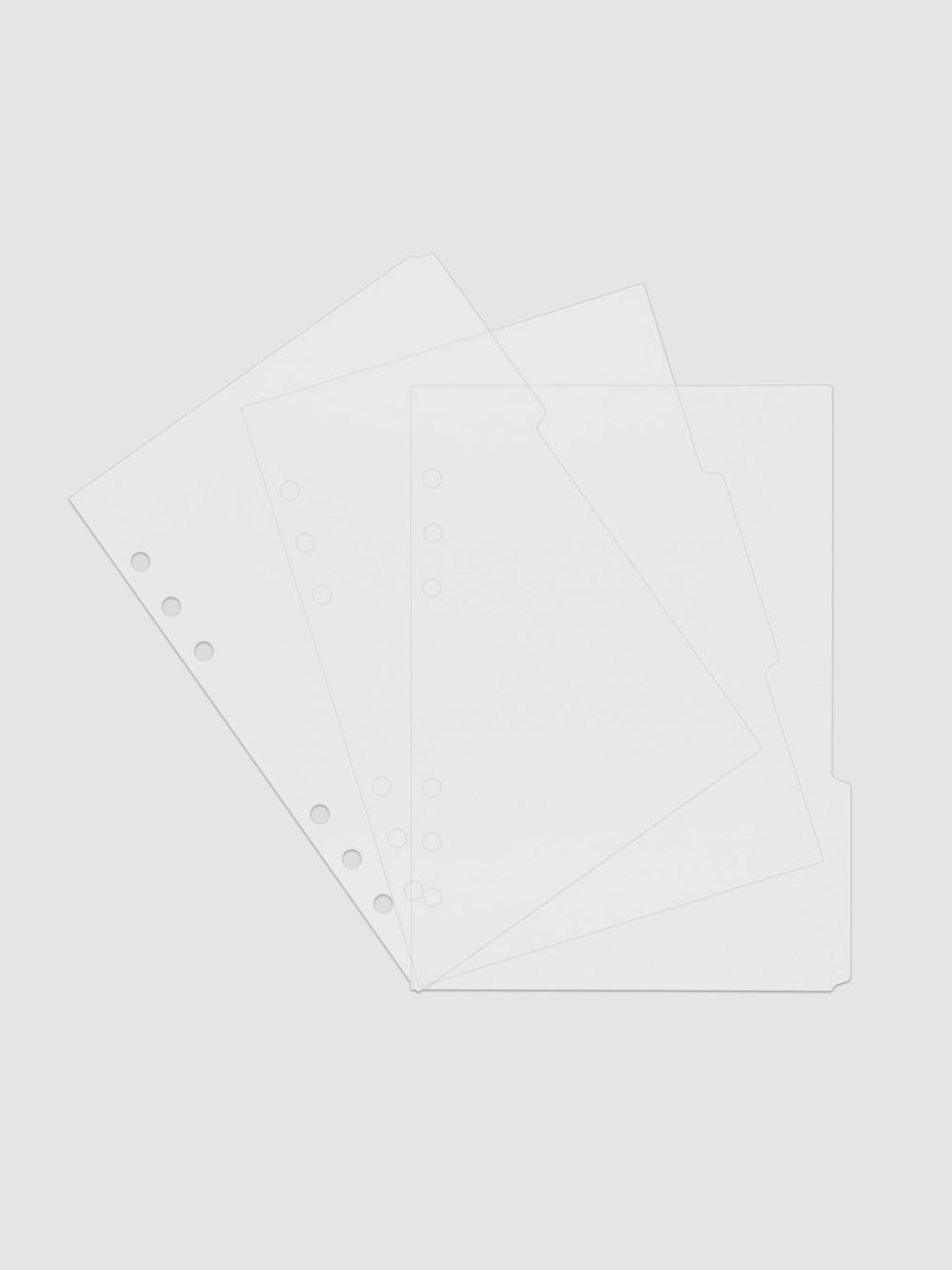Blank Side Tab Dividers + Labels Set | Cloth & Paper