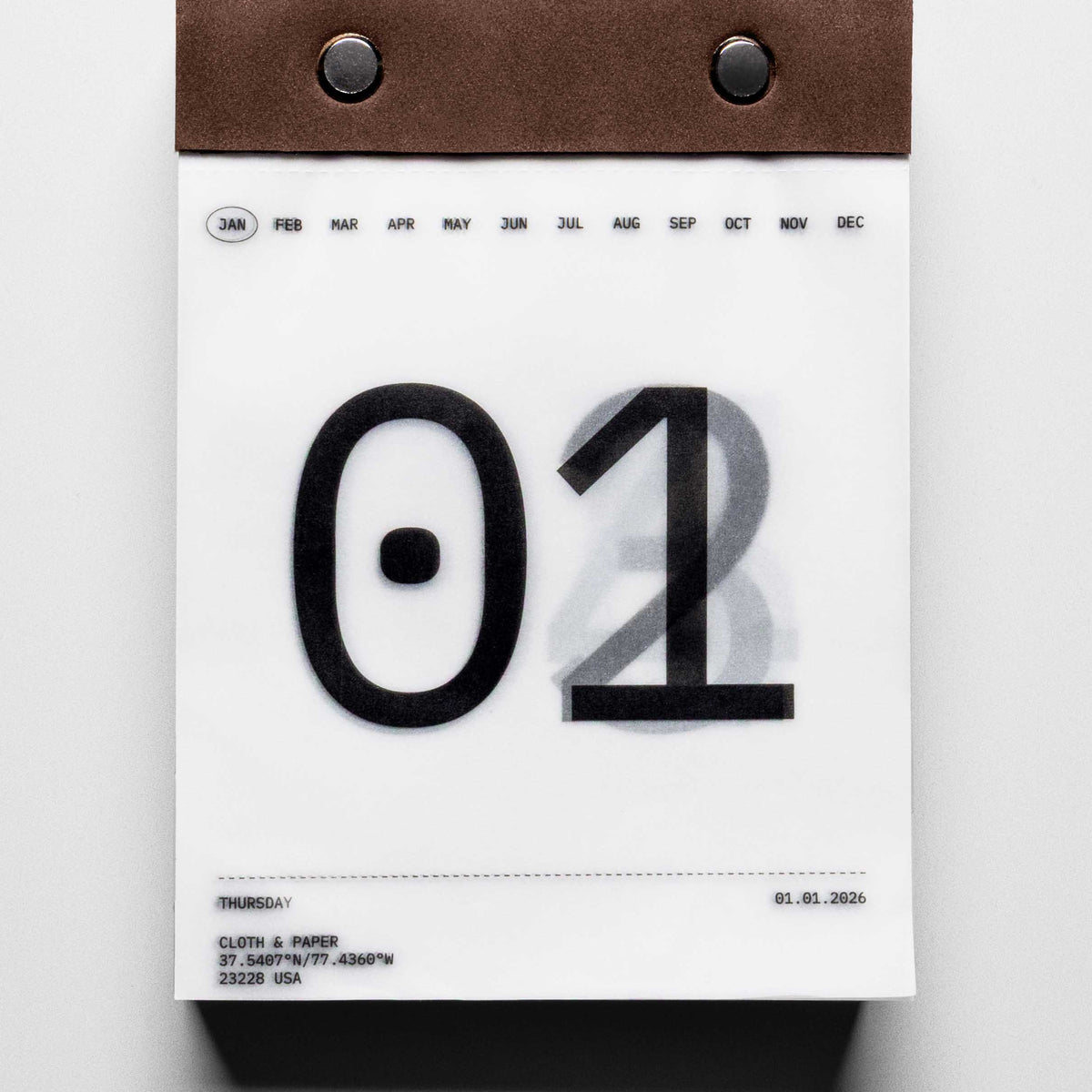 tearable calendar