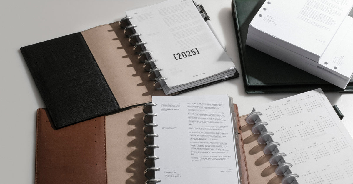 Monthly Layouts – CLOTH & PAPER