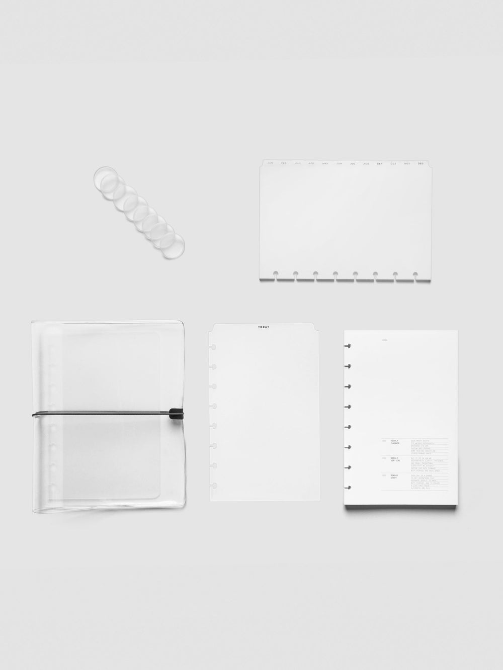 2026 Planner Bundle | Vertical Weekly | Monday Start | Cloth & Paper