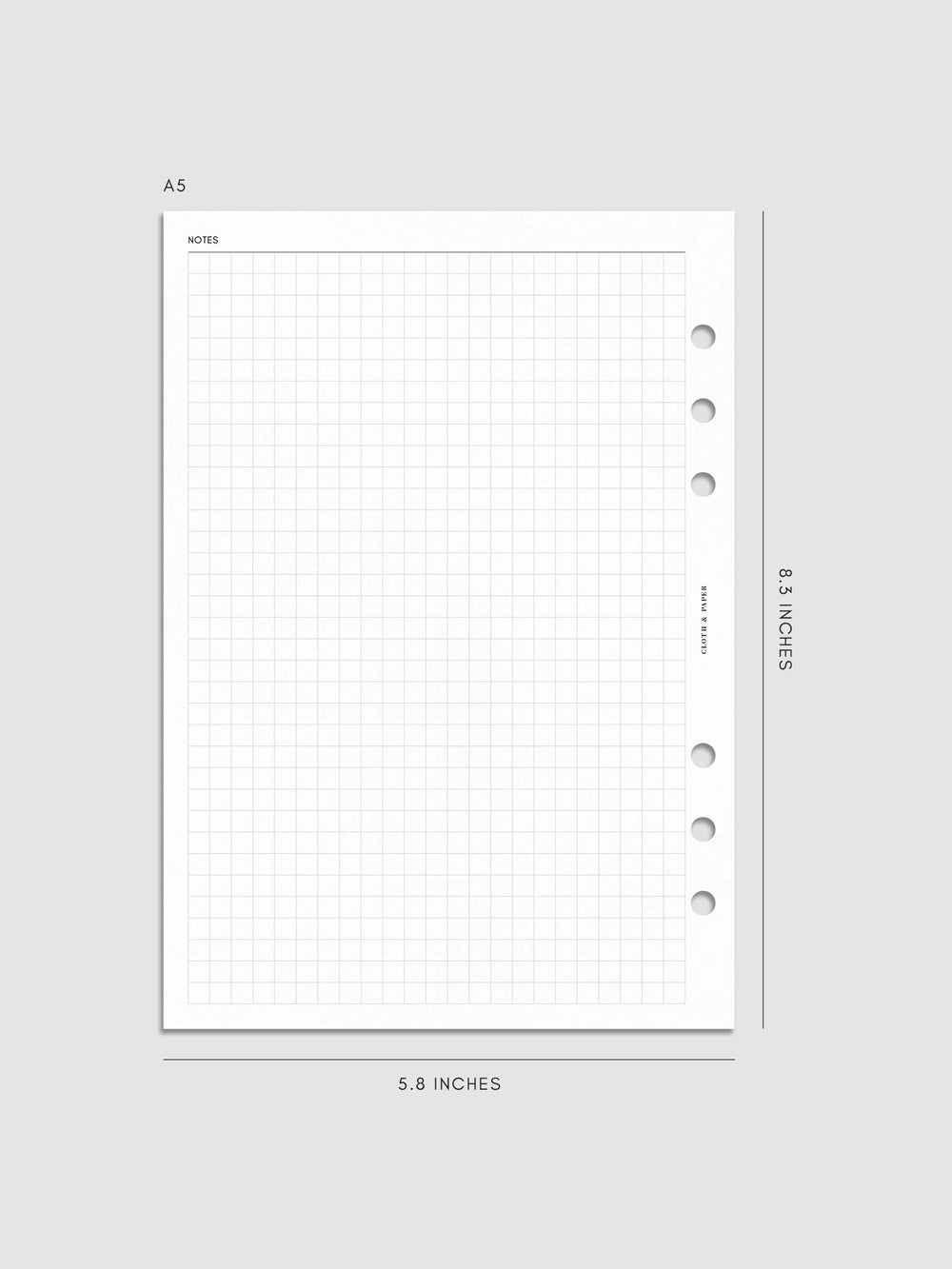 2025 Dated Admin Planner Inserts | Cloth & Paper