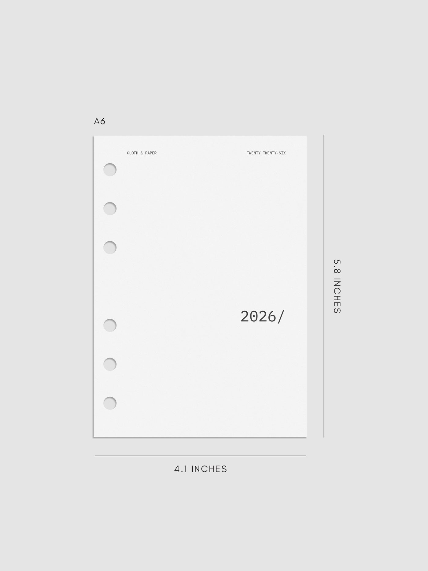 2026 Monthly Vellum Dashboard Overlays | Avant Garde | Cloth & Paper
