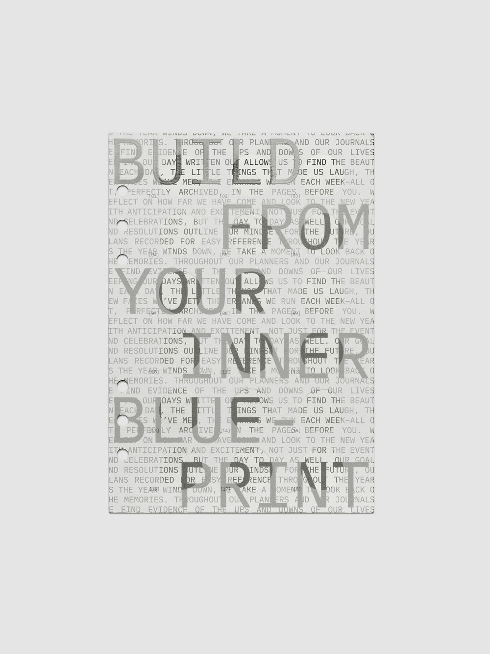 Inner Blueprint Planner Dashboard Duo | Layered Planner Insert