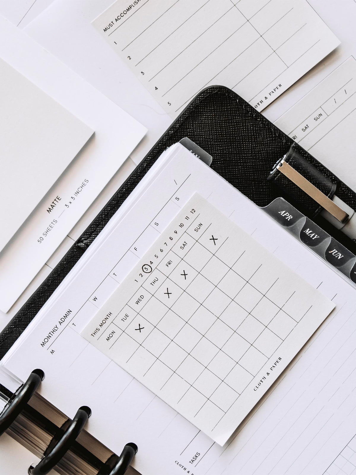 3x3 Sticky Note Printable | Admin | Cloth & Paper