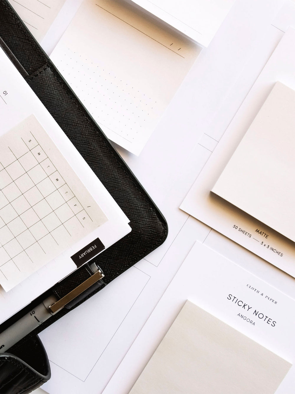 3x3 Sticky Note Printable | Essentials | Cloth & Paper