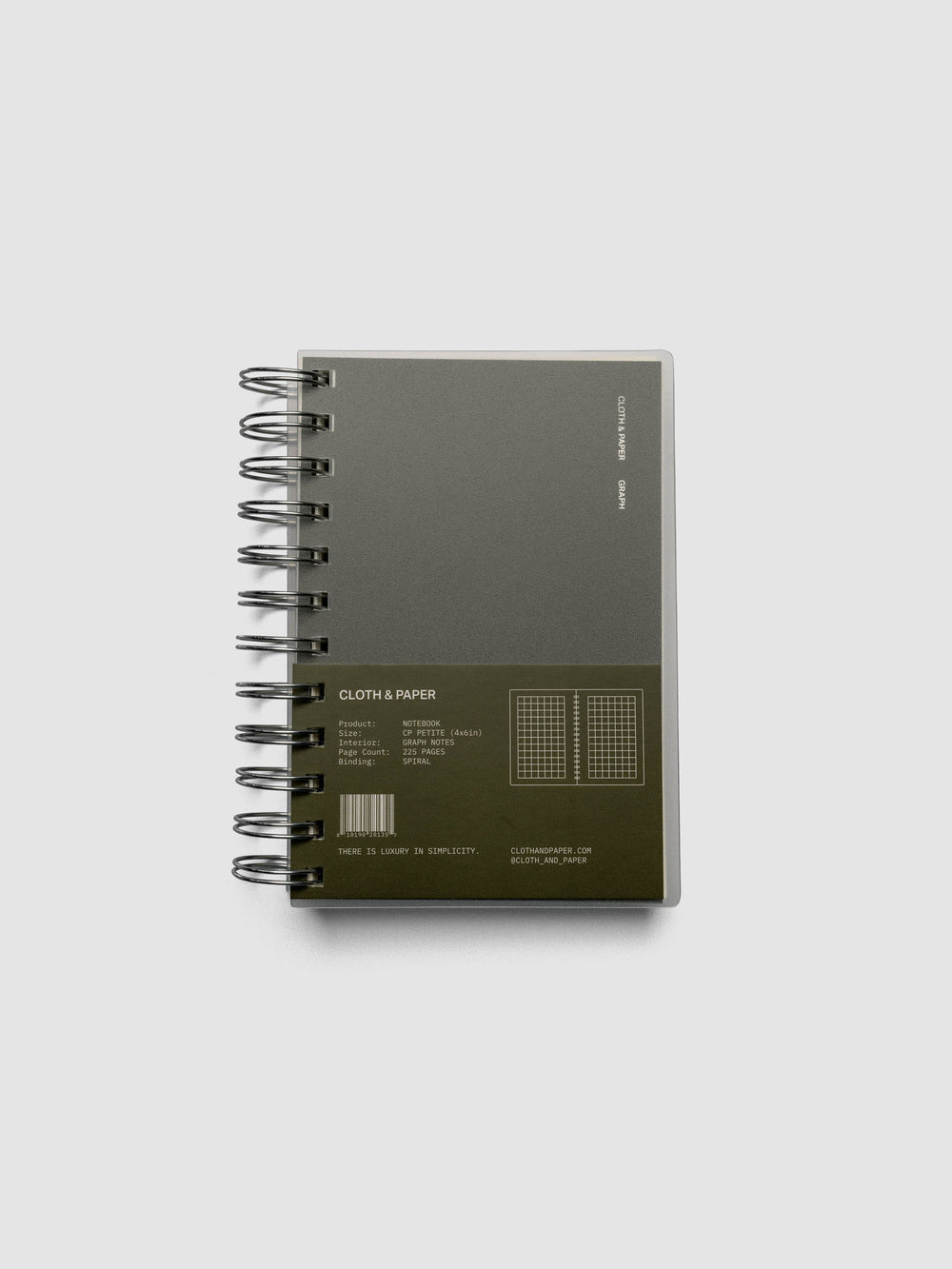 CP Petite Spiral Notebook for Everyday Notes | Cloth & Paper