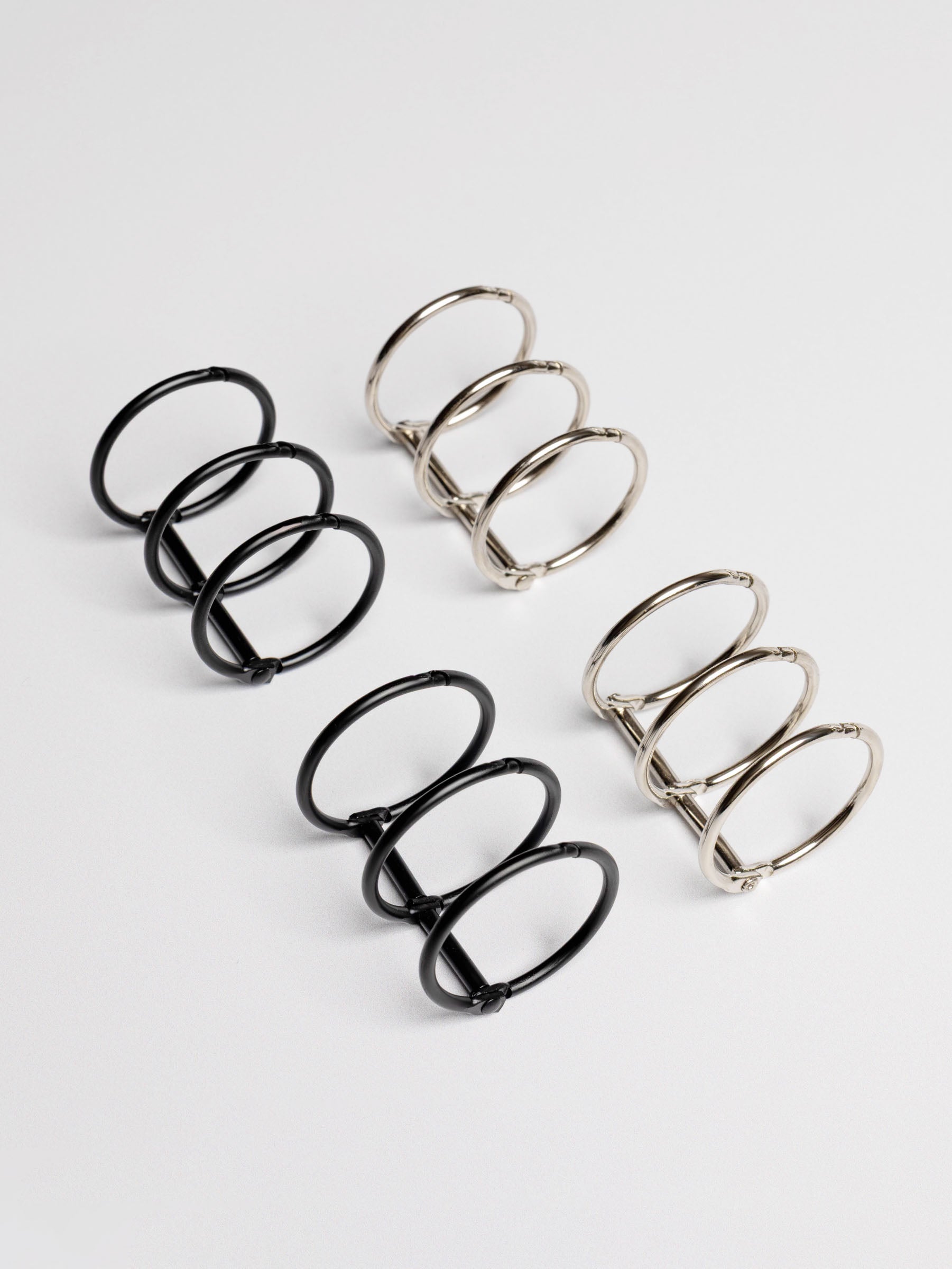 Planner Rings | 1.25 Inch | 6-Ring Planner Binding | Cloth & Paper