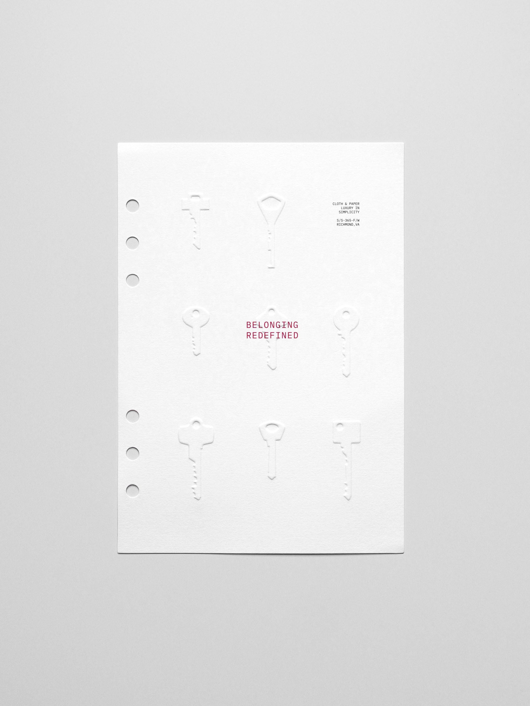 Access Key Dashboard | Cloth & Paper