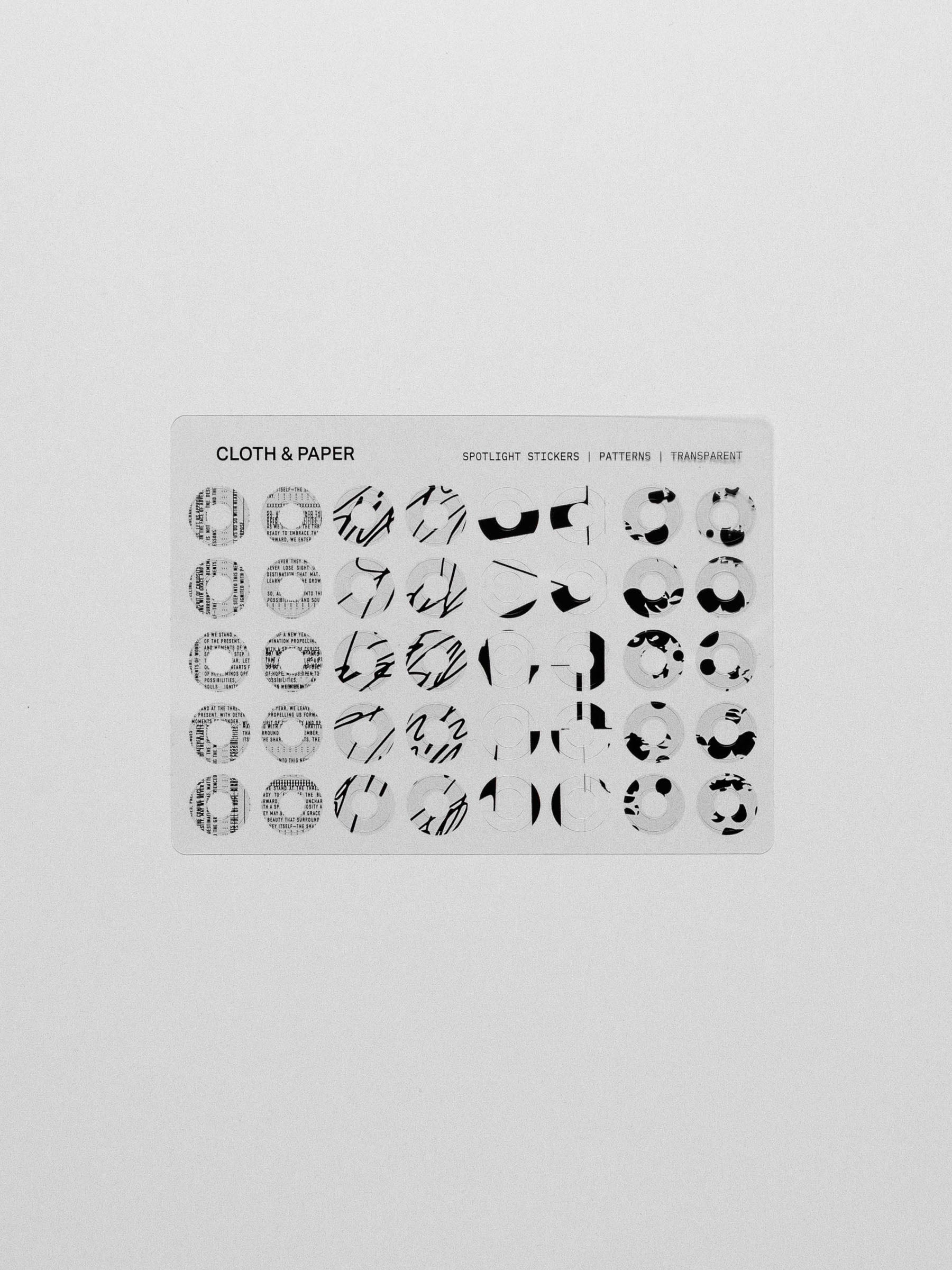Spotlight Sticker Set | Patterns | Cloth & Paper