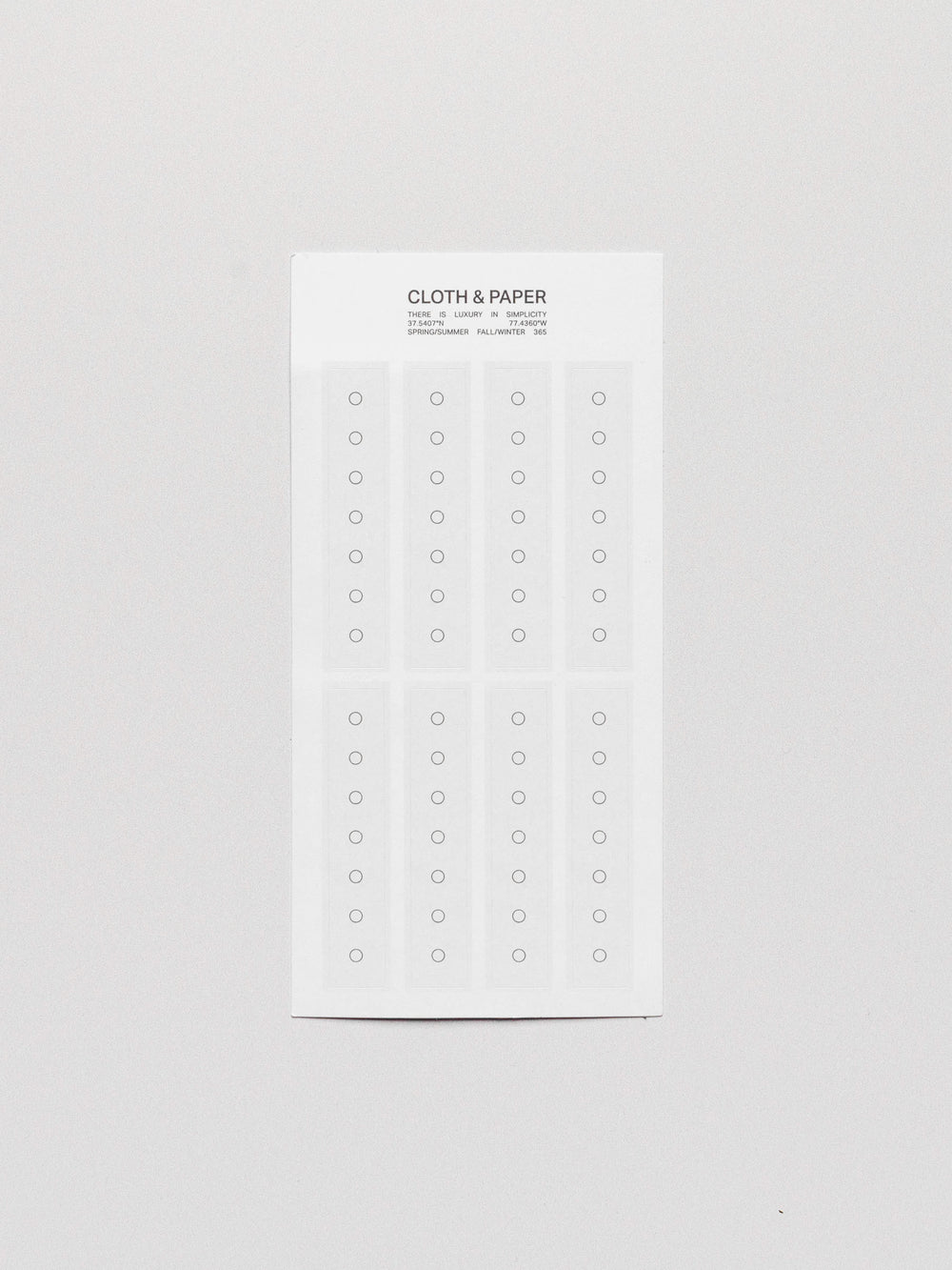 Label Planner Stickers | Strips | Cloth & Paper