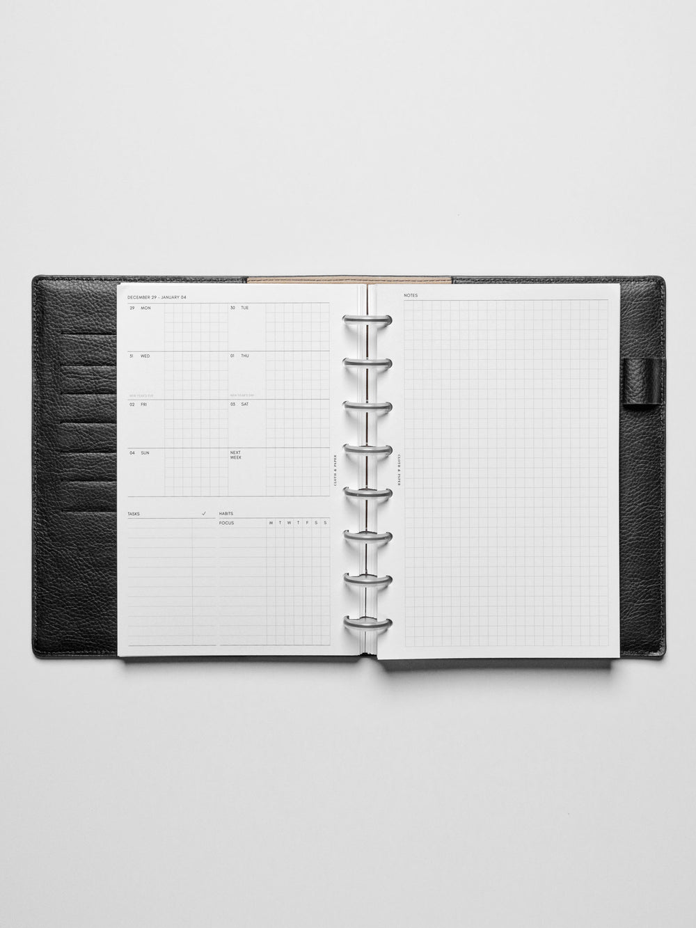 2026 Dated Weekly Admin Planner Insert | Monday Start | Cloth & Paper