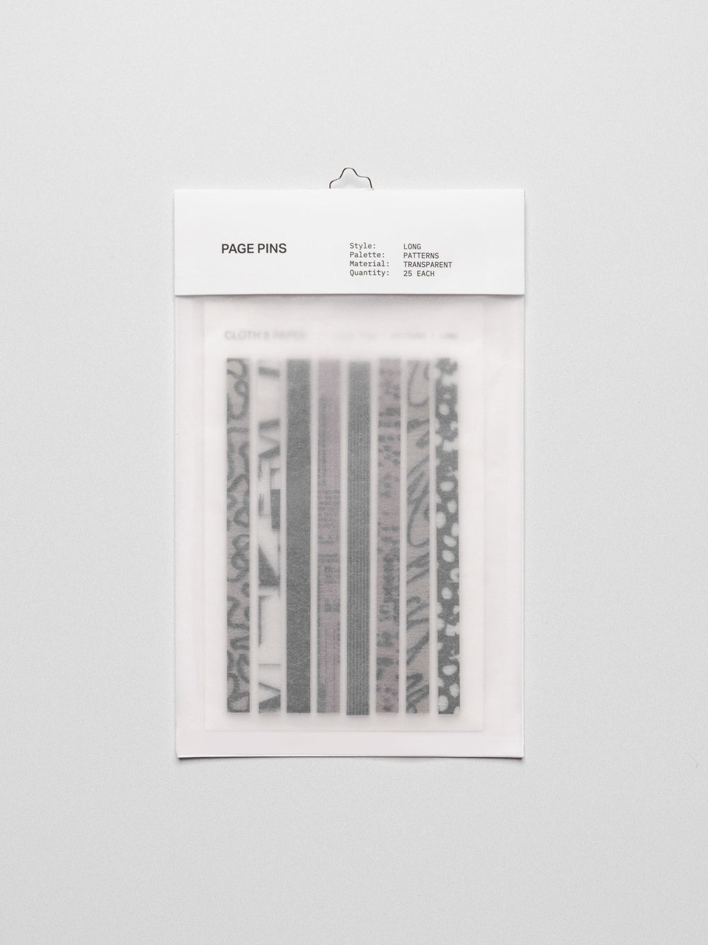 Page Pins | Long | Planner Accessories | Cloth & Paper