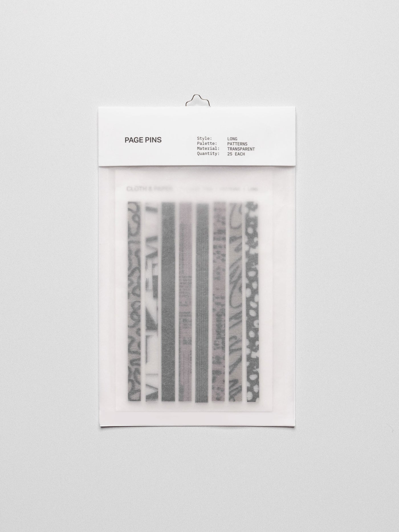 Page Pins | Long | Planner Accessories | Cloth & Paper