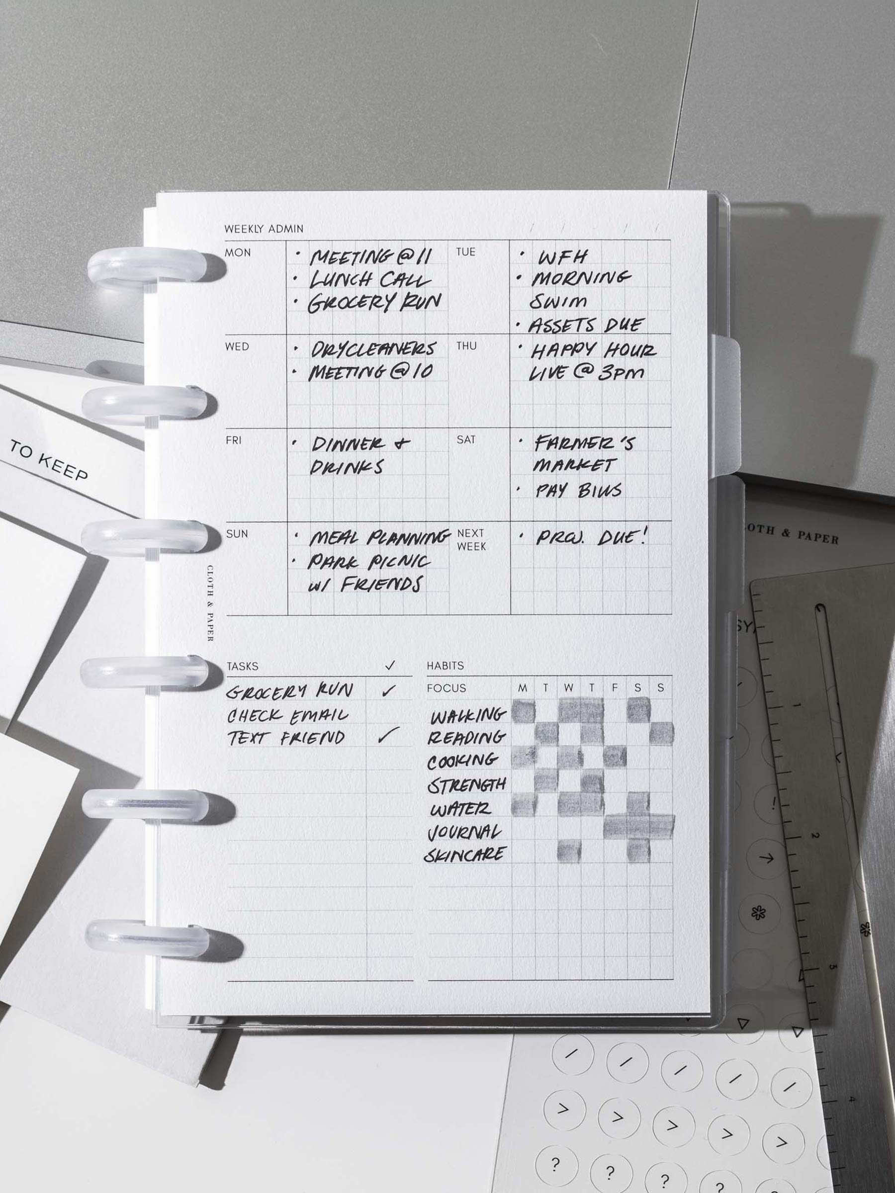 Planner Bundles | Cloth and Paper