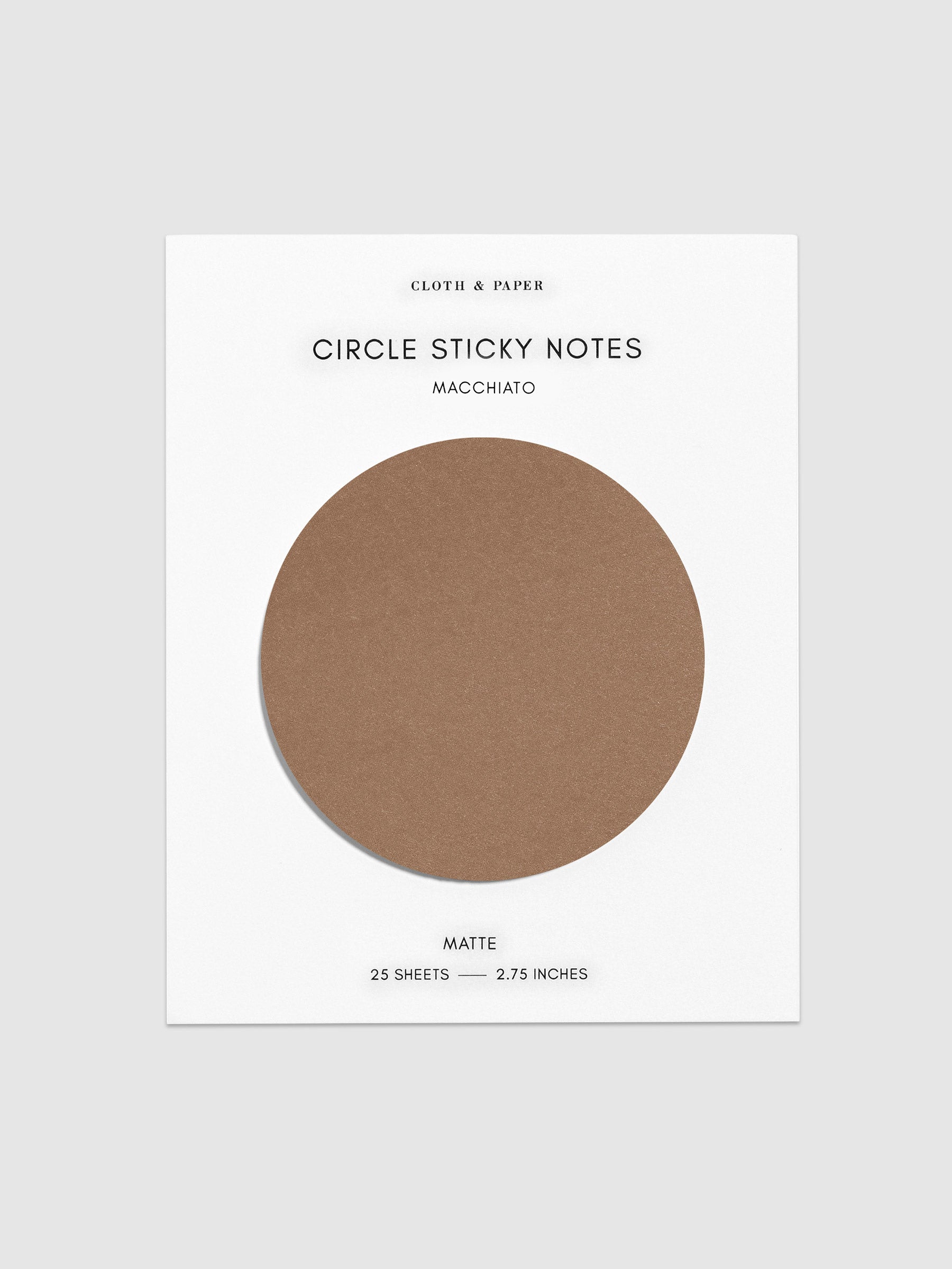 Circle Sticky Notes for Minimal Planning and Reminders | Cloth & Paper