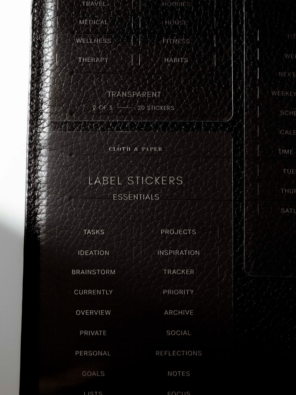 Clear Label Stickers | Cloth & Paper