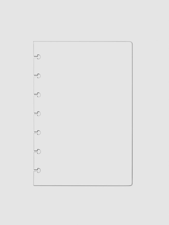 Crystal Clear Discbound Notebook Cover | Cloth & Paper