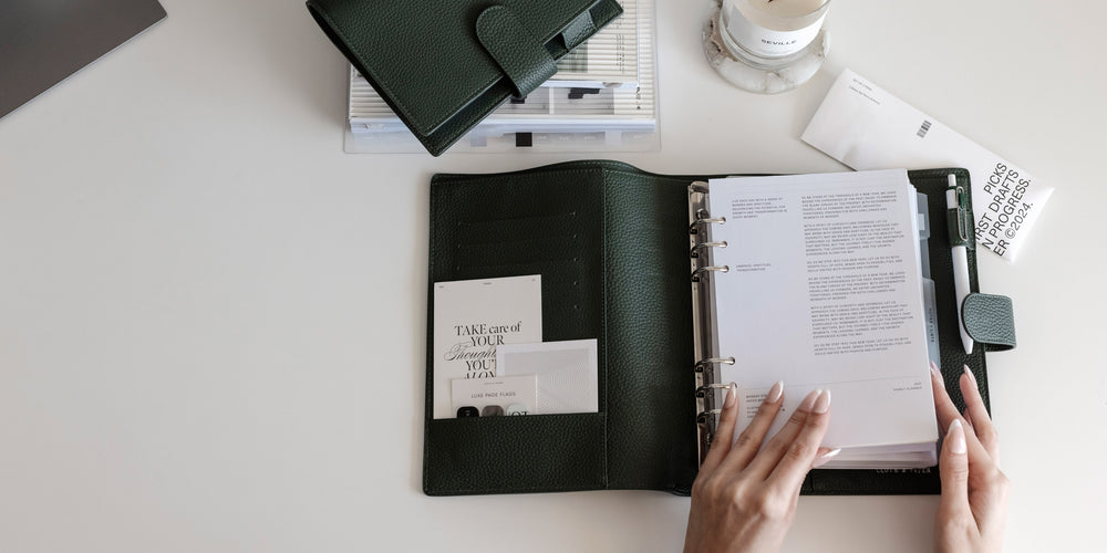 Custom Planners - Leather Folios, Discbound Planners & 6-Ring Planners