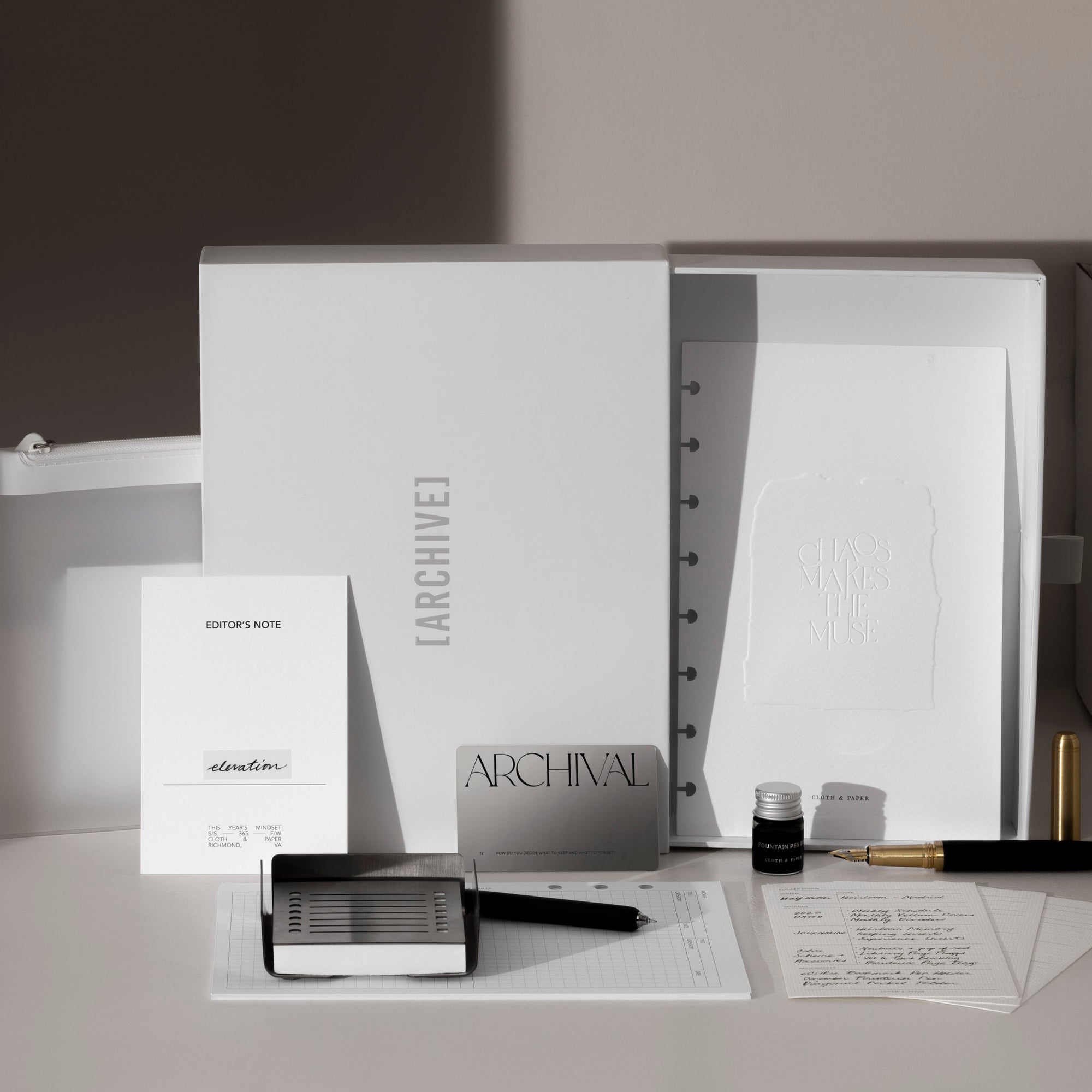 CLOTH & PAPER - LUXURY AESTHETIC PLANNERS, DIVIDERS, & INSERTS