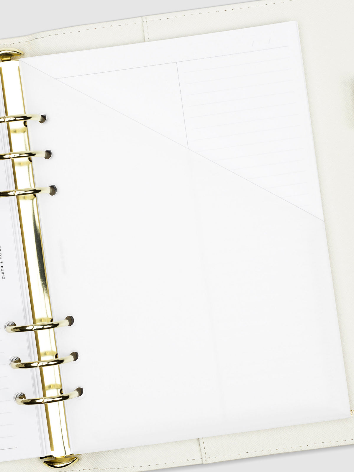 Diagonal Pocket Folder Set | Cloth & Paper