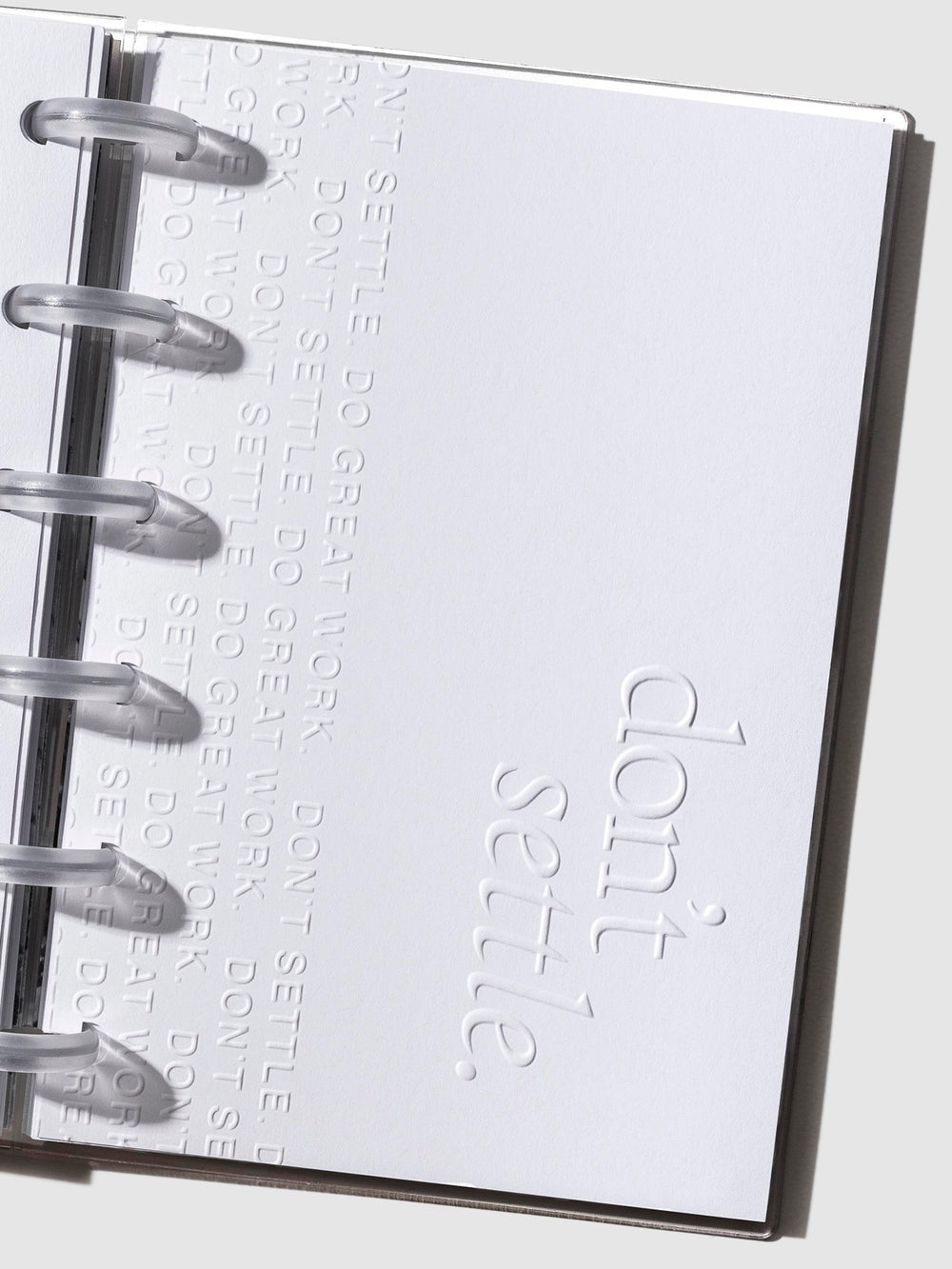 Don't Settle Planner Dashboard | Cloth & Paper