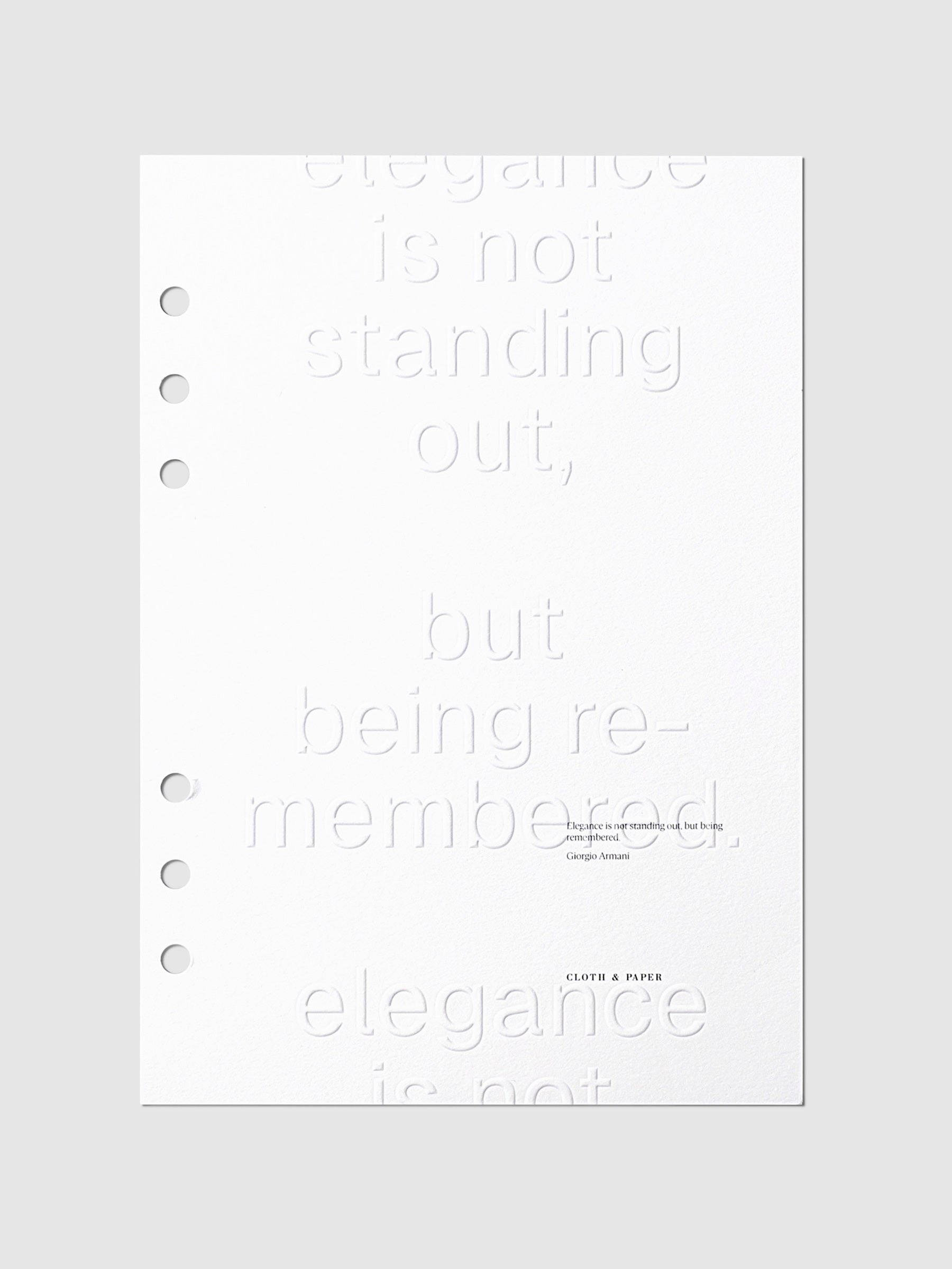 Elegance Dashboard | Cloth & Paper