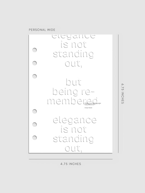 Elegance Dashboard | Cloth & Paper