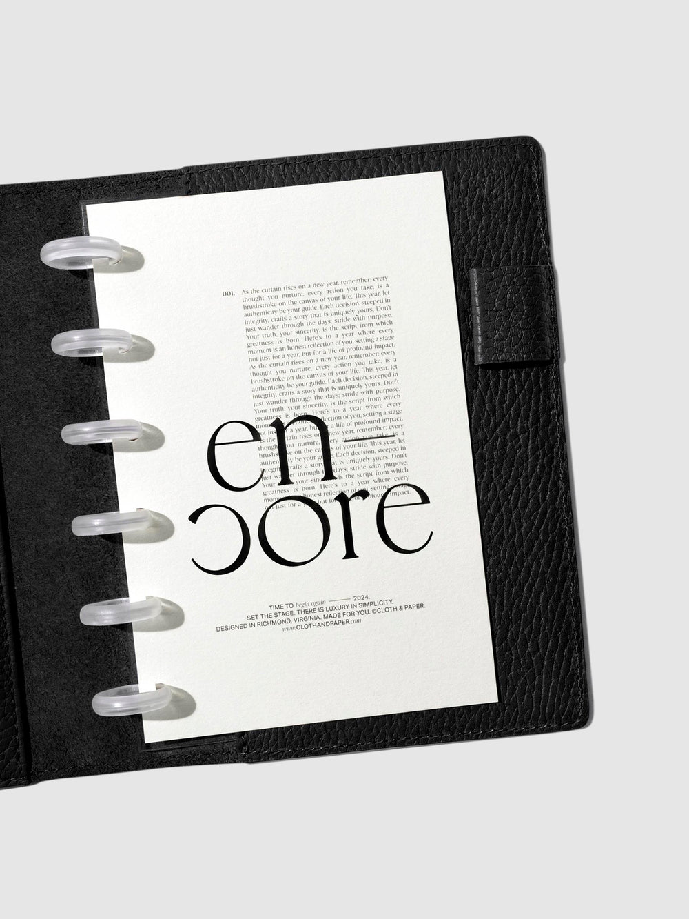 Encore Planner Dashboard | Cloth & Paper