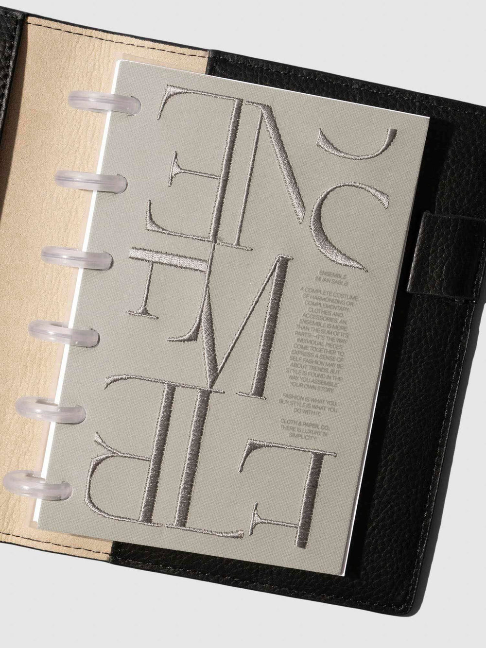 Ensemble Dashboard | Ristretto | Cloth & Paper