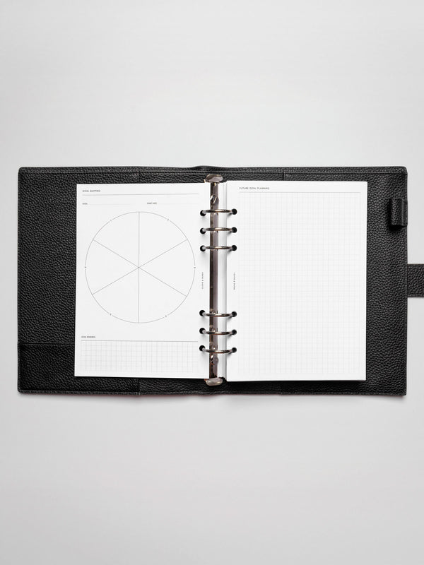 Goal Mapping Planner Inserts | Refreshed Version | Cloth & Paper