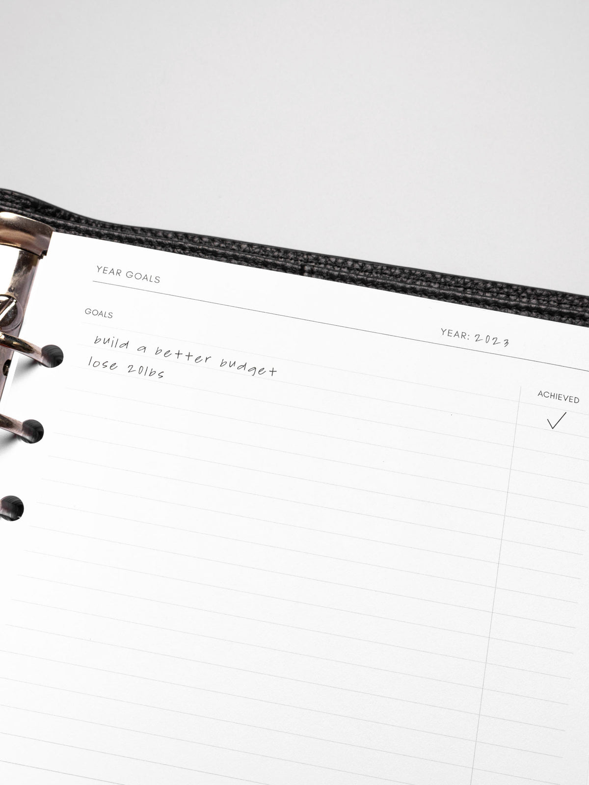Goal Mapping Planner Inserts | Refreshed Version | Cloth & Paper