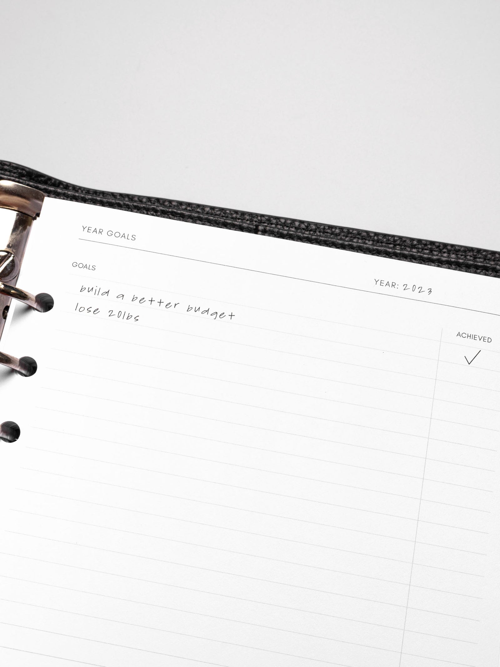 Goal Mapping Planner Inserts | Refreshed Version | Cloth & Paper