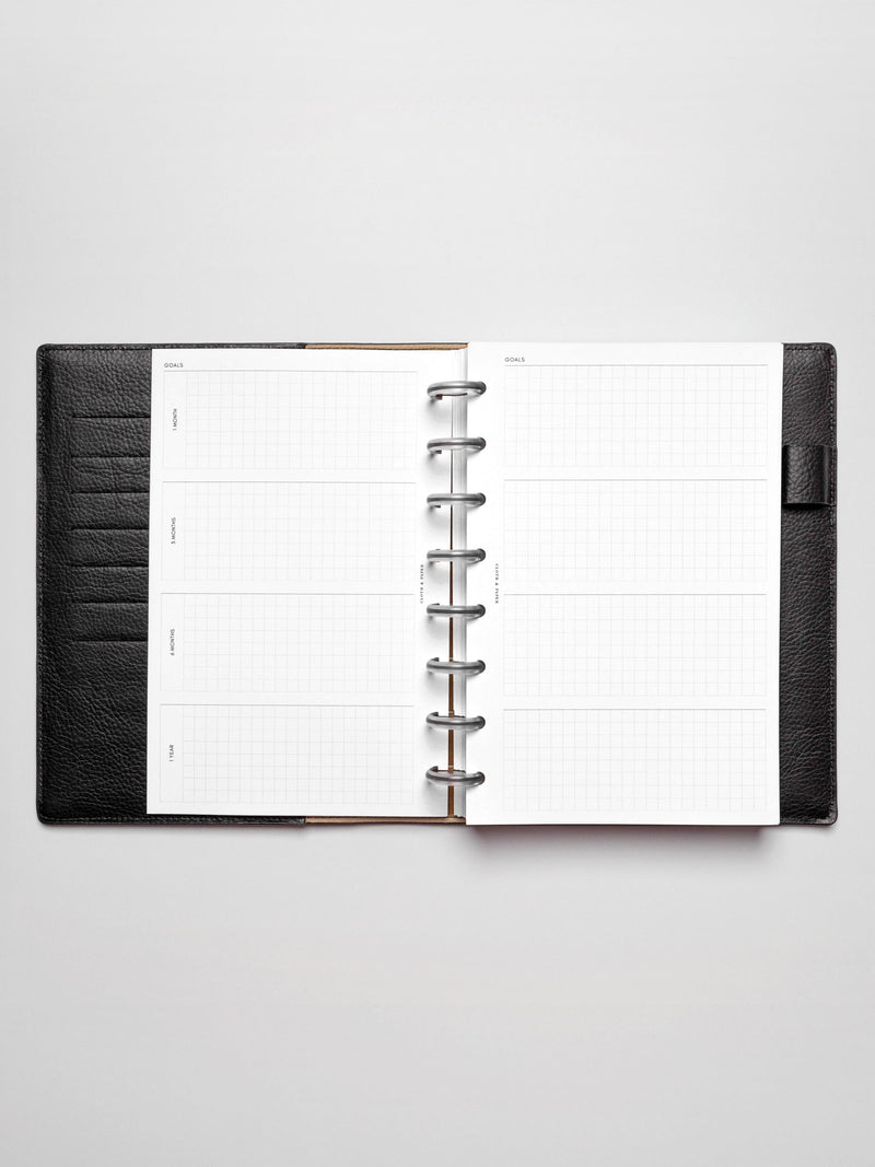 Goal Mapping Planner Inserts | Refreshed Version | Cloth & Paper