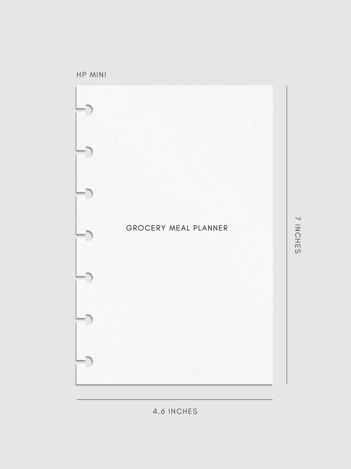 Grocery Meal Planner Inserts | Cloth & Paper