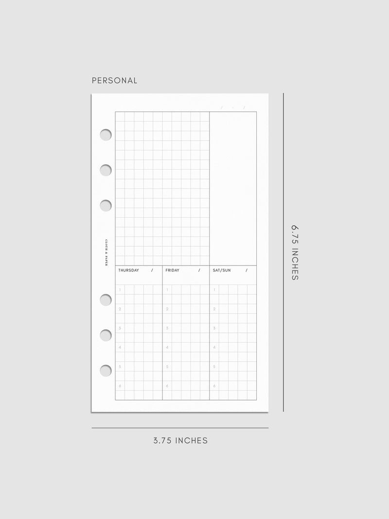 C&P Planner Size Guide