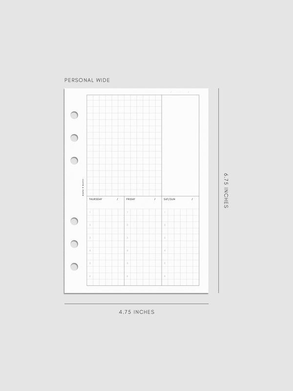 C&P Planner Size Guide