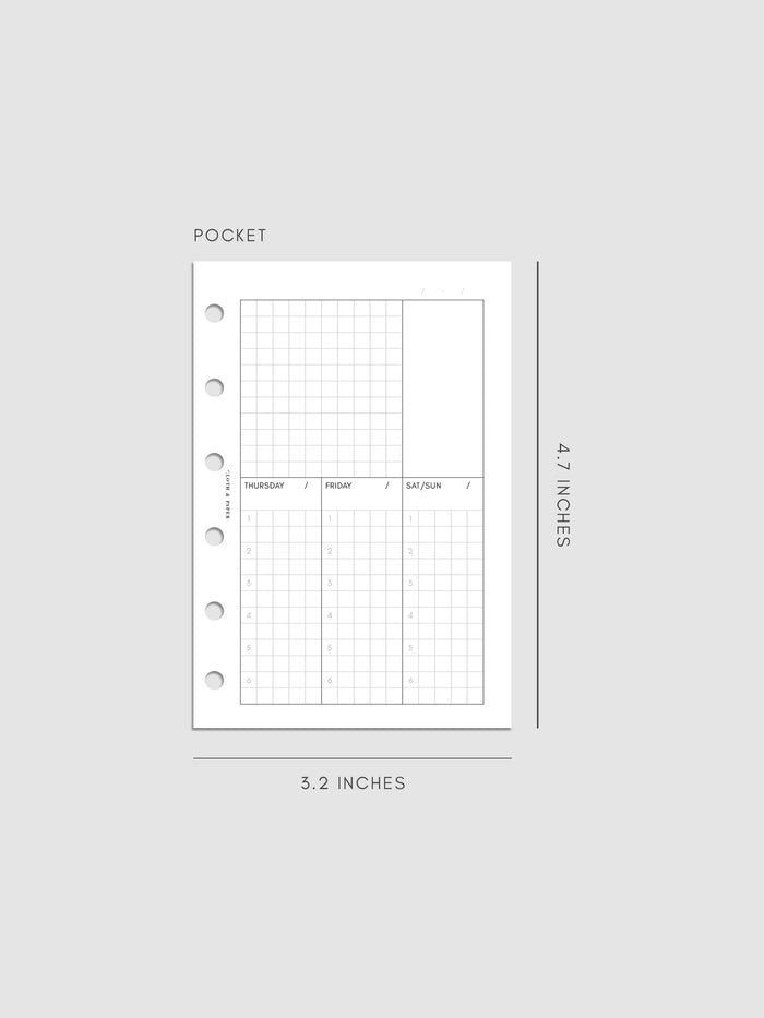 C&P Planner Size Guide