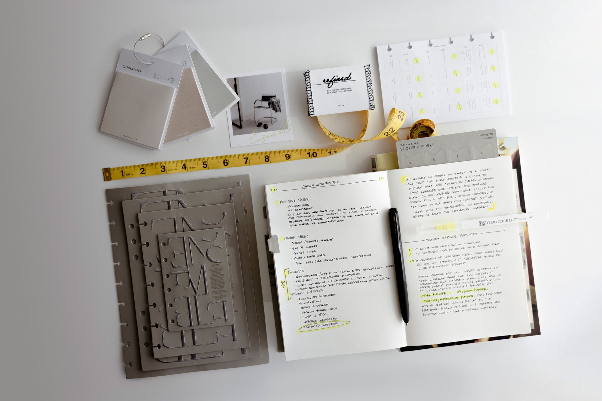 The Intention Box: Stationery & Pen Subscription | Cloth & Paper ...