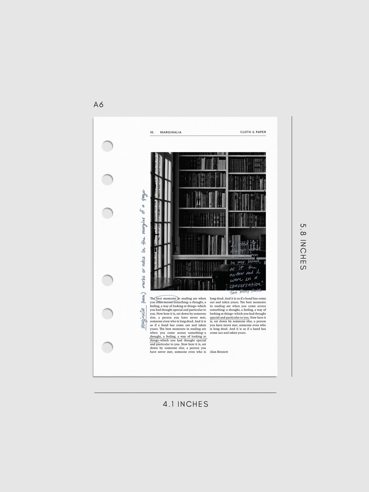 Marginalia Planner Dashboard | Cloth & Paper