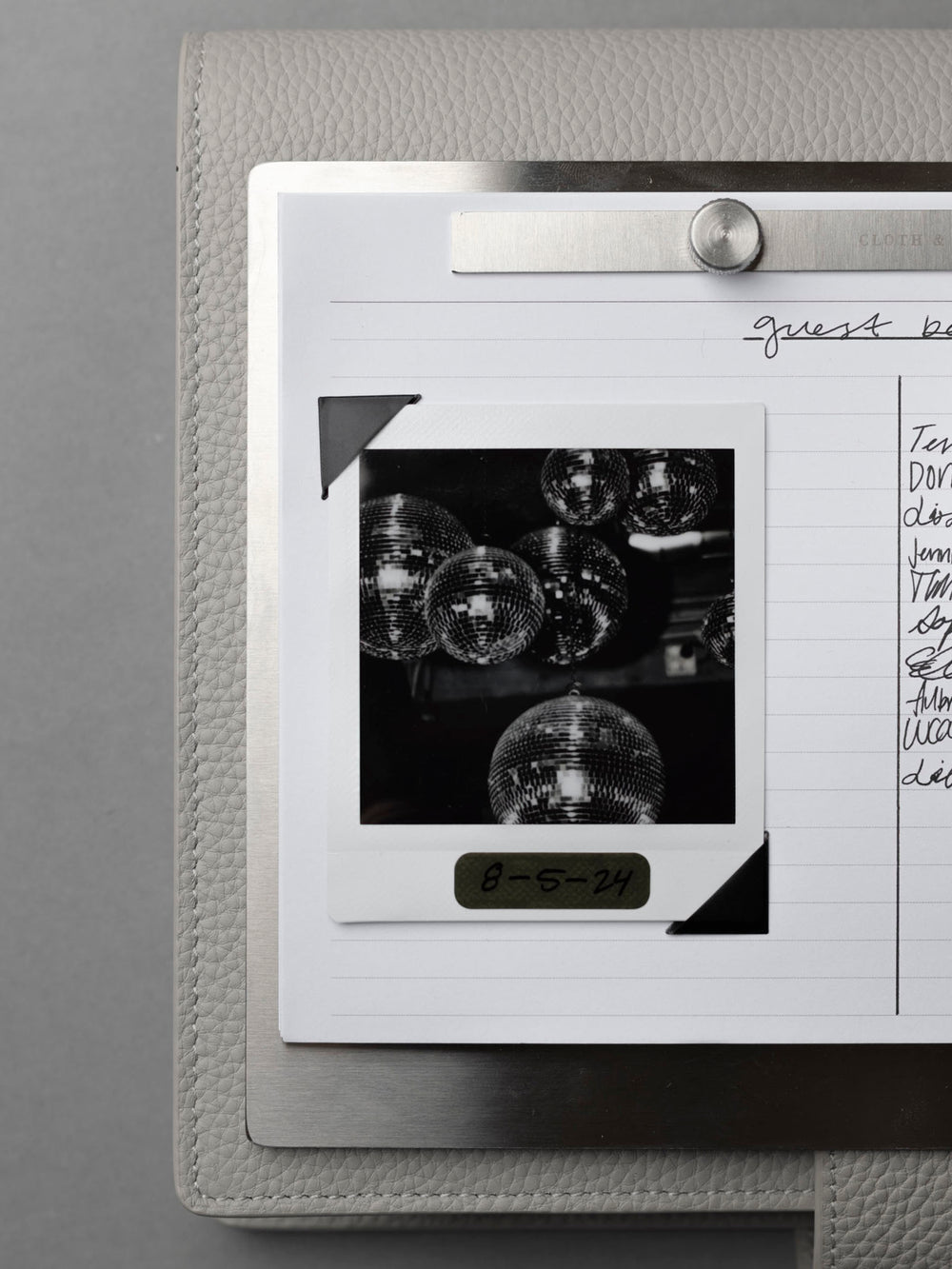 Modern Bound Notepad Set | Cloth & Paper
