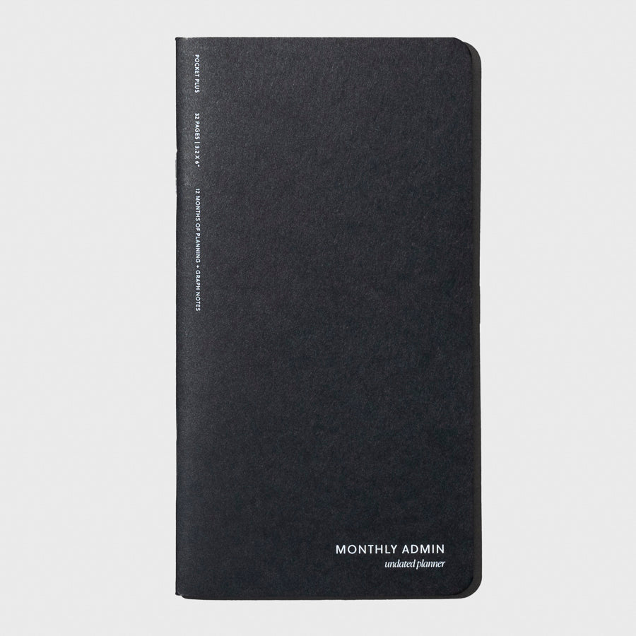 Monthly Admin Undated Planner – CLOTH & PAPER