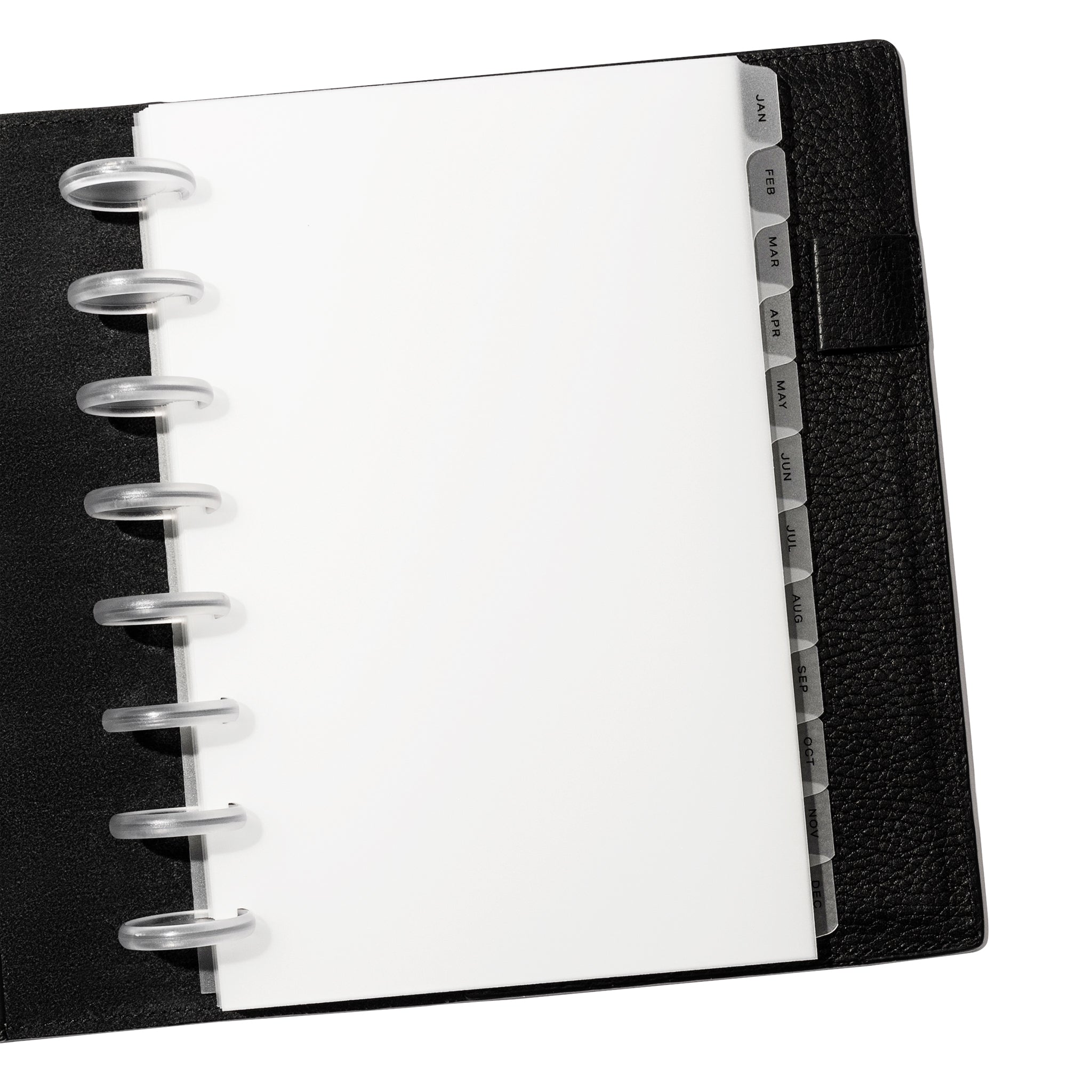 Monthly Side Tab Planner Dividers | Low Profile | Matte | Cloth & Paper ...