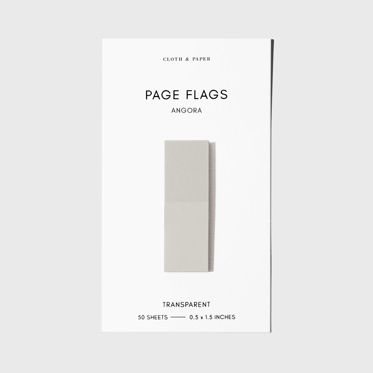 Transparent Page Flags | Cloth & Paper – CLOTH & PAPER