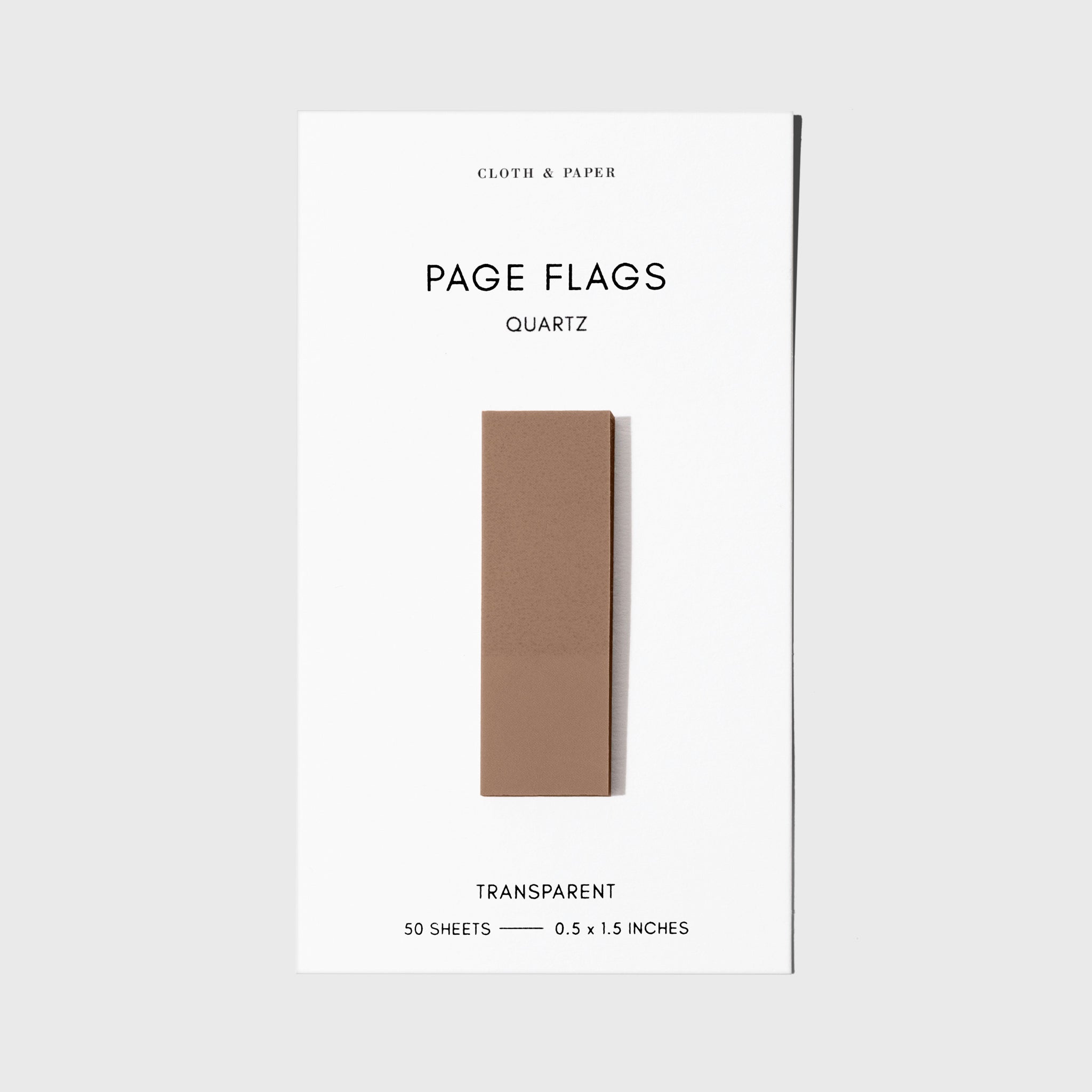 Transparent Page Flags | Cloth & Paper – CLOTH & PAPER