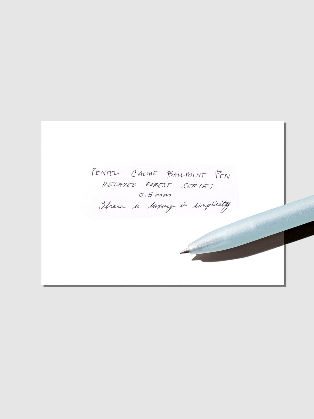 Pentel Calme Quiet Ballpoint Pen | Multiple Nib Sizes | Cloth & Paper