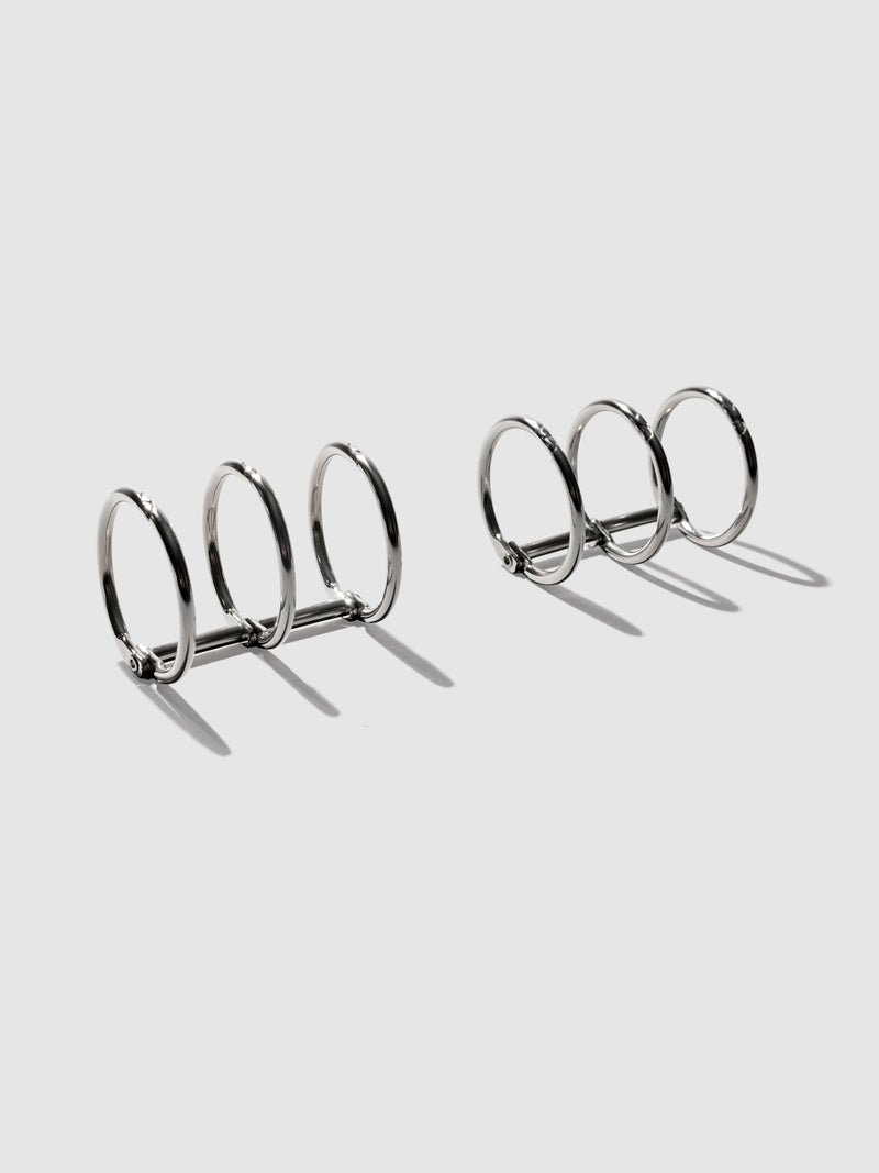 Planner Rings | 1 Inch | 6-Ring Punch Planner Binding | Cloth & Paper