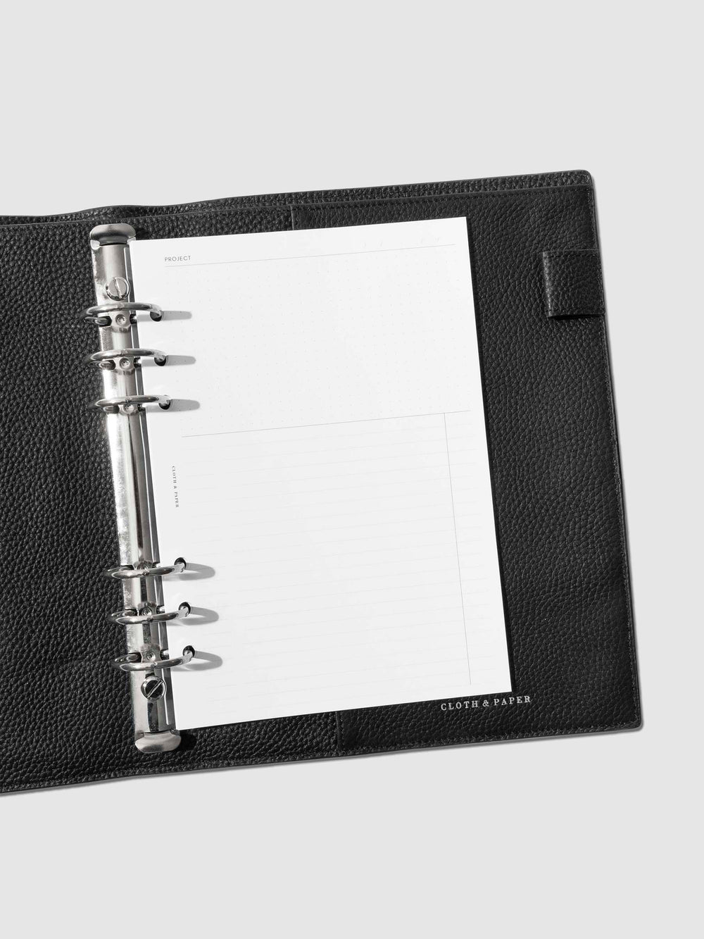 Project Management Inserts | Refreshed Layout | Cloth & Paper