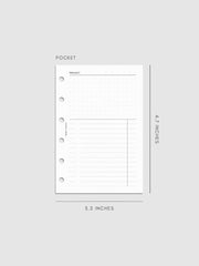 Project Management Inserts | Refreshed Layout | Cloth & Paper