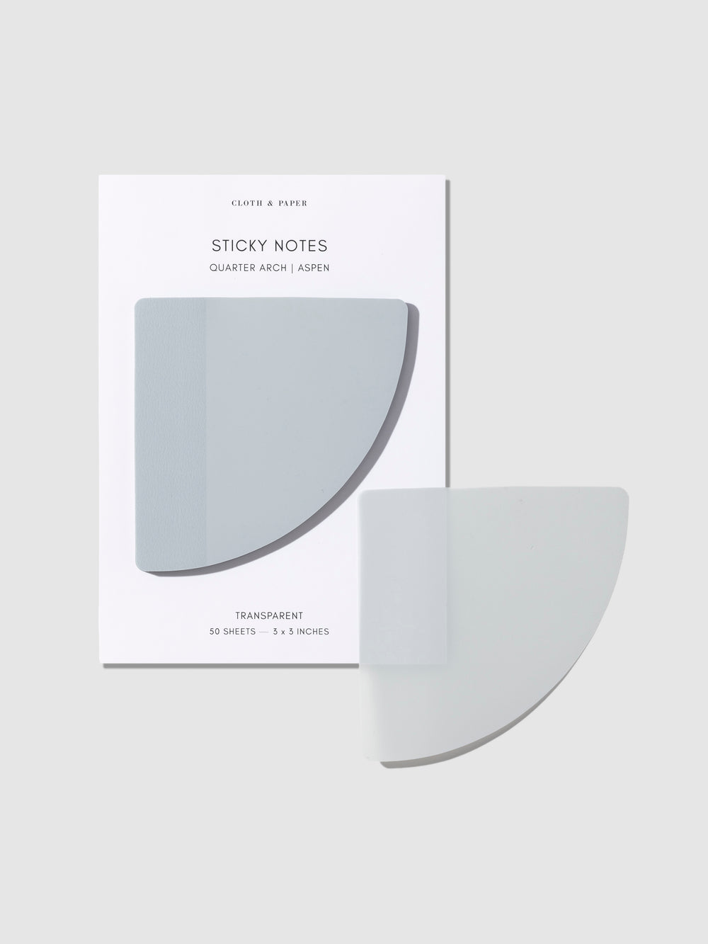 Quarter Arch Sticky Notes | Aspen | Cloth & Paper